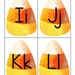 Candy Corn Letters Halloween Preschool Printable Learning - Etsy