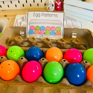 Egg Patterns, Easter Printable, Preschool Printable, Preschool Math ...