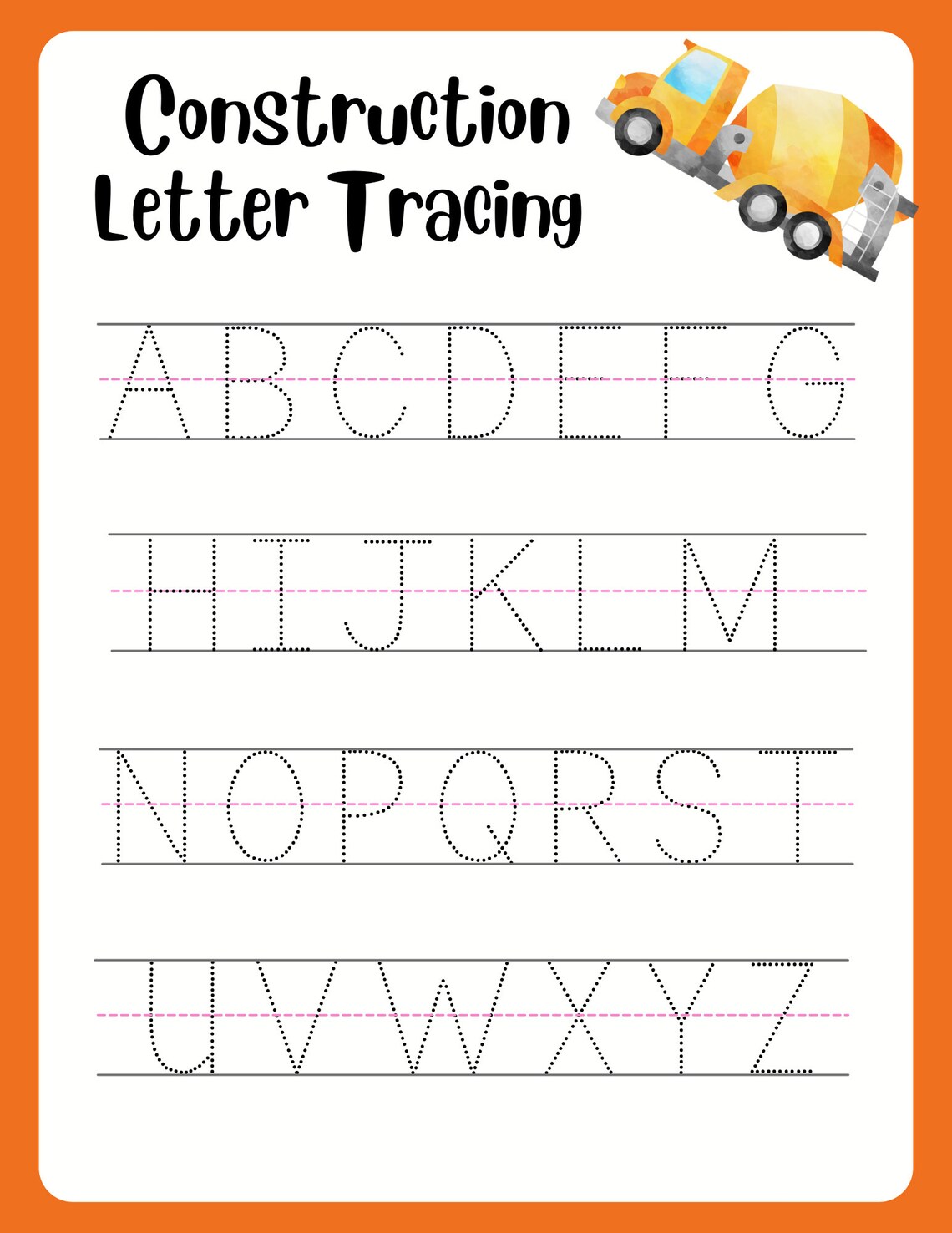 Construction Preschool Packet Preschool Worksheets Preschool - Etsy