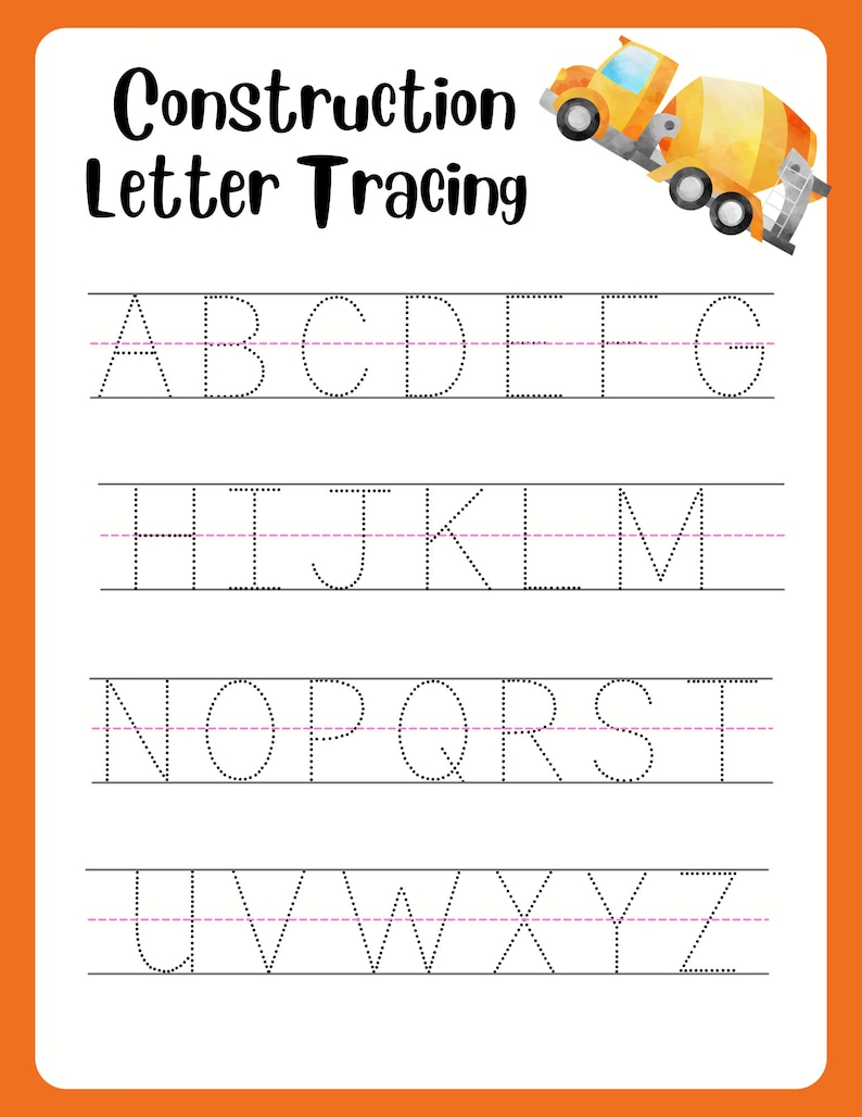 Construction Preschool Packet, Preschool Worksheets, Preschool ...