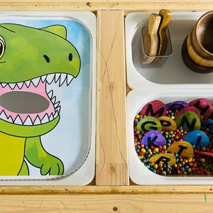 Feed the Dino Flisat Insert, Flisat Table, Flisat Insert Printable ...