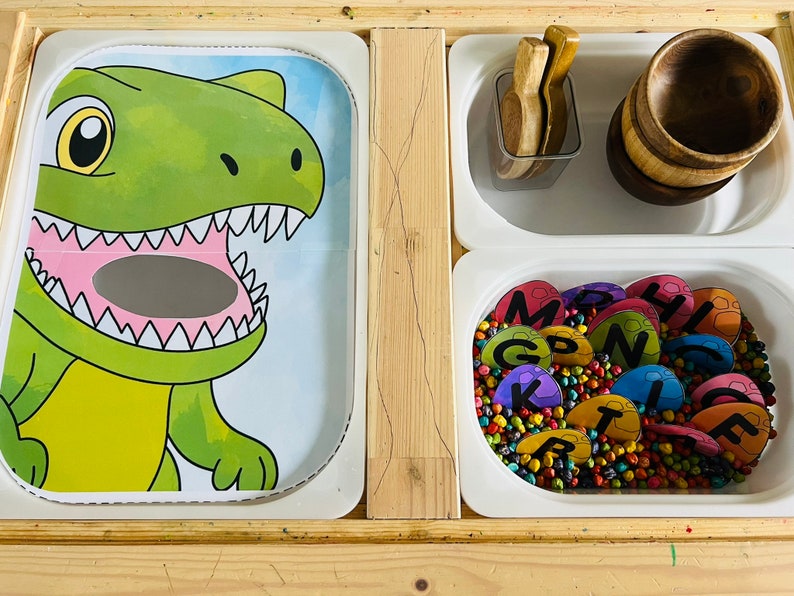 Feed the Dino Flisat Insert, Flisat Table, Flisat Insert Printable ...