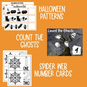 Halloween Math Bundle, Halloween Math, Halloween Preschool Printable ...
