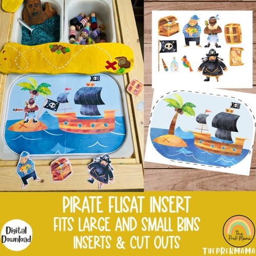 Pirate Flisat Inserts Flisat Table Flisat Insert Printable - Etsy