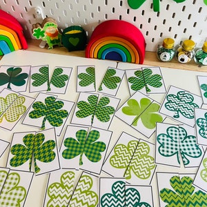 Shamrock Match, Preschool Worksheets, Preschool Printable, Kindergarten ...
