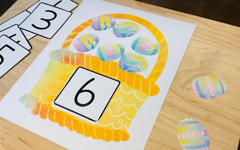 Counting Easter Egg Activity, Preschool Worksheets, Preschool Printable ...
