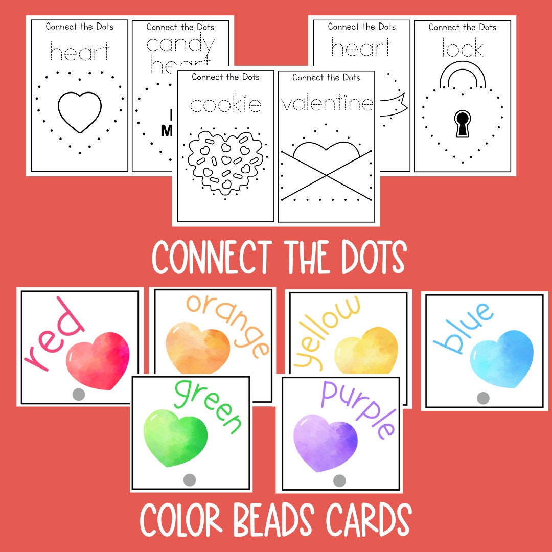 Valentine's Day Fine Motor Bundle, Preschool Fine Motor, Valentine ...