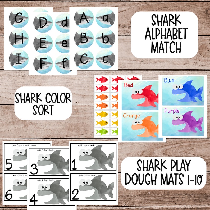 Shark Unit Study, Preschool Curriculum, Preschool Printable, Preschool ...