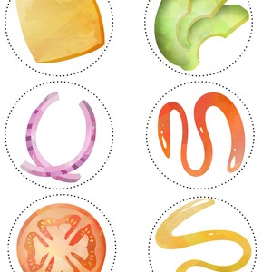 Build A Burger, Pretend Play, Preschool Printable, Busy Book ...