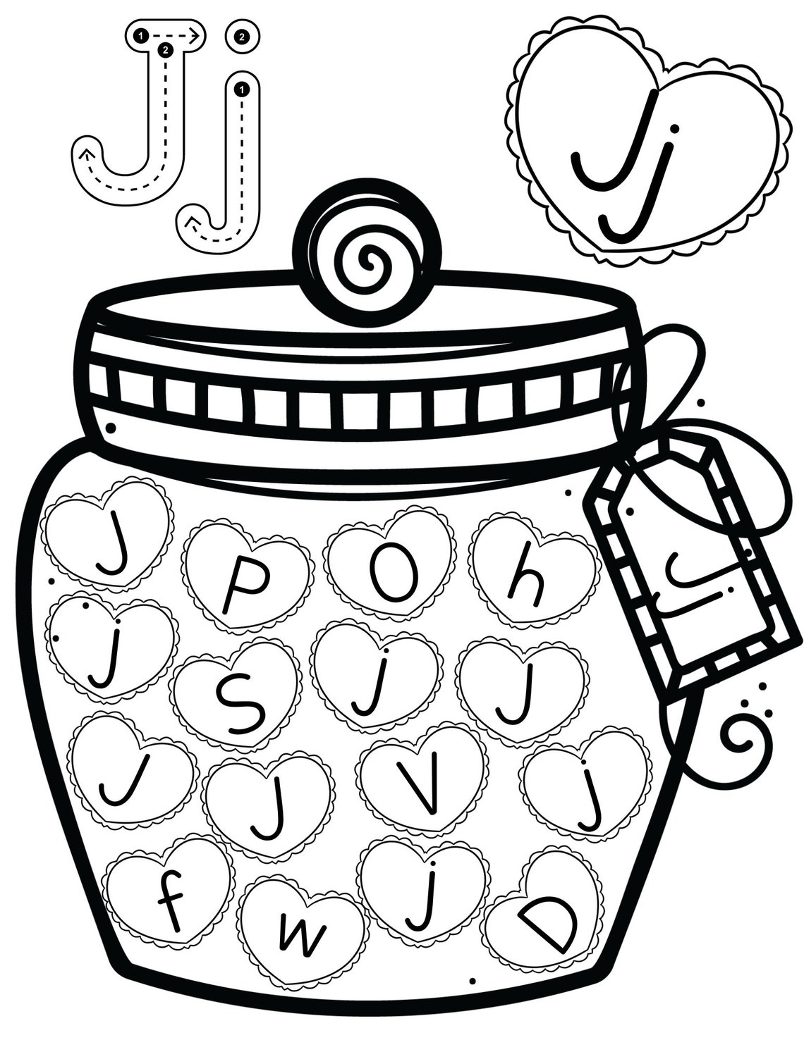 Candy Hearts Letter Hunt Preschool Curriculum Toddler - Etsy