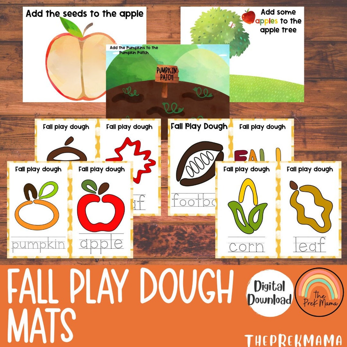 Fall Autumn Play Dough Activities Play Dough Printable - Etsy