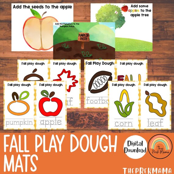 Fall Autumn Play Dough Activities Play Dough Printable - Etsy
