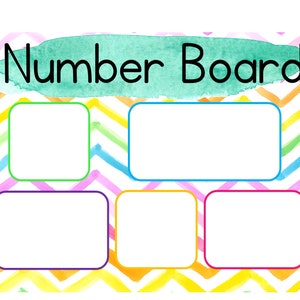 Number Board Matching Numbers 1-10, Preschool Math, Preschool Printable ...