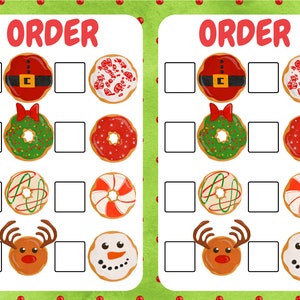 Christmas Donut Dramatic Play, Pretend Play, Classroom Dramatic Play ...