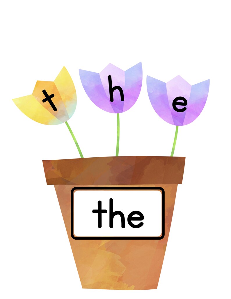 Spring Sight Words Preschool Worksheets Preschool Printable | Etsy