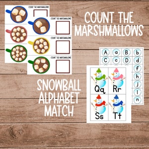 Winter Bundle, Preschool Curriculum, Winter Preschool Printable ...