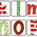 Christmas Cookie Alphabet and Numbers, Preschool Printable, Christmas ...