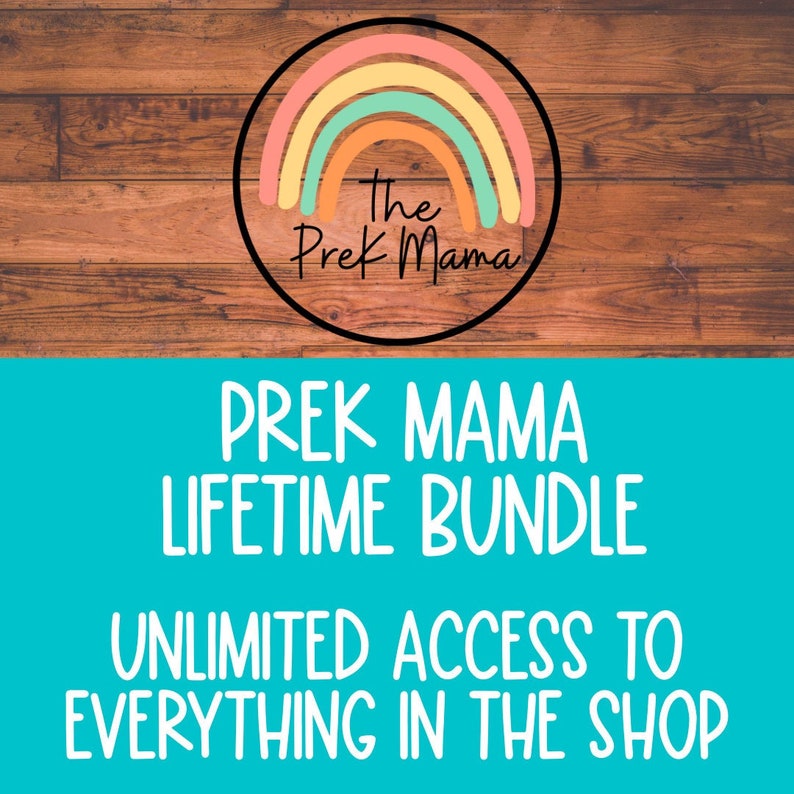 Prek Mama Entire Shop Bundle, Year of Curriculum, Growing Bundle, Mega ...