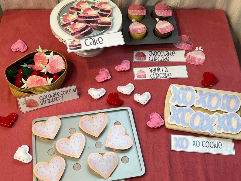 Valentine's Day Dramatic Play XOXO Sweet Shop Preschool - Etsy