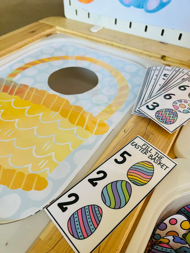 Easter Basket Sorting, Easter Flisat, Flisat Table, Flisat Insert ...