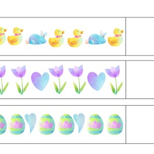 Easter Patterns Preschool Worksheet Preschool Printable - Etsy