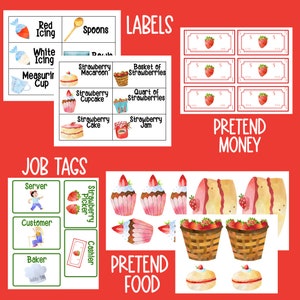 Strawberry Dramatic Play, Pretend Play, Classroom Dramatic Play, Home ...