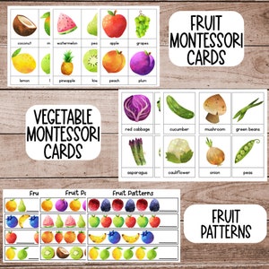 Fruit and Vegetable Unit Study, Homeschool Learning Materials ...