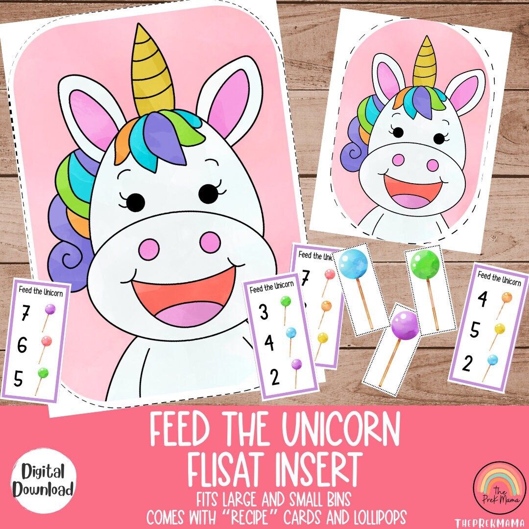 Feed the Unicorn Flisat Inserts, Unicorn Flisat, Flisat Insert ...
