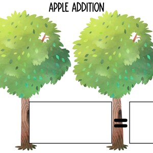 Apple Addition, Math Activity, Preschool Printable Preschool Math ...