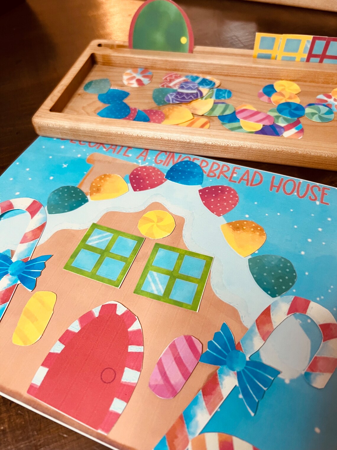 Decorate A Gingerbread House, Christmas Preschool Printable, Homeschool ...