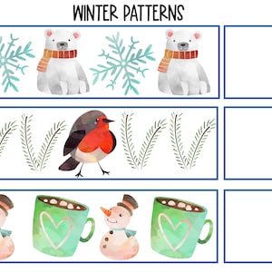 Winter Patterns, Homeschool Resources, Montessori Materials, Homeschool ...
