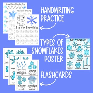 Snowflake Unit Study, Homeschool Curriculum, Preschool Printable, Busy ...