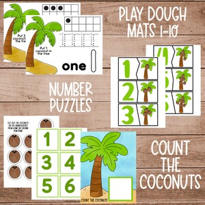Alphabet Palm Tree Bundle, Preschool Worksheet, Preschool Printable ...