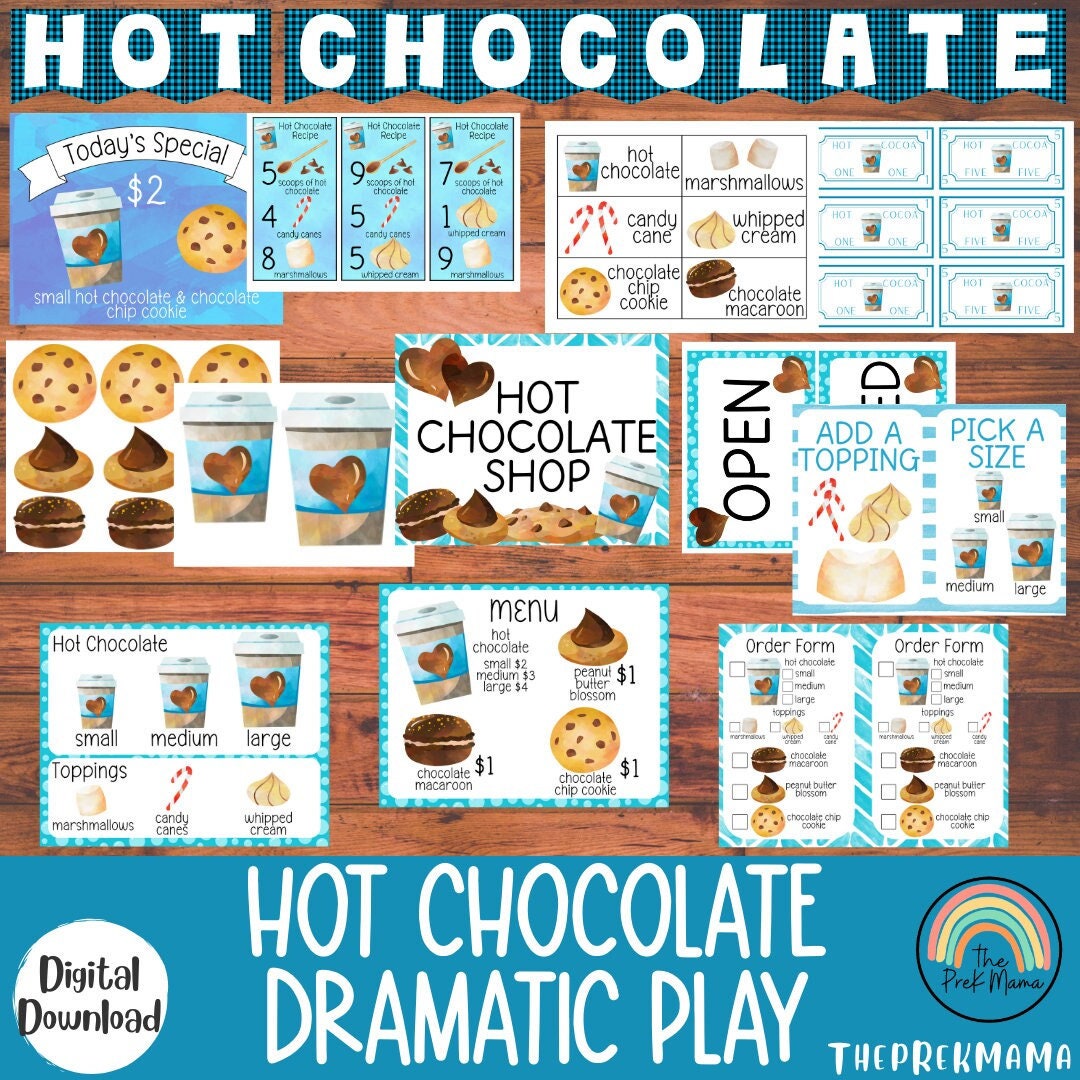 Hot Chocolate Dramatic Play Pretend Play Classroom Dramatic Play