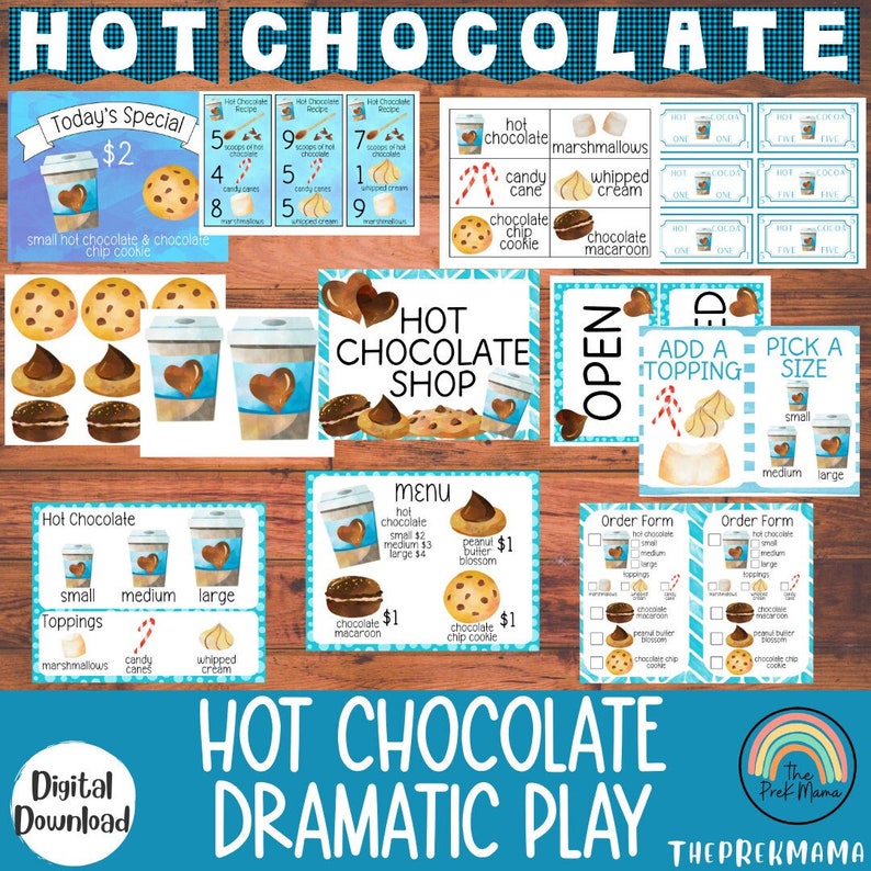 Hot Chocolate Dramatic Play, Pretend Play, Classroom Dramatic Play ...