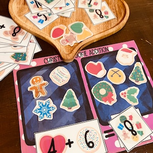 Christmas Cookie Addition, Christmas Math, Christmas Preschool ...
