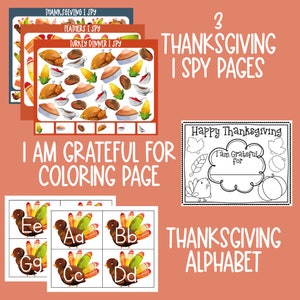 Thanksgiving Bundle, Homeschool Curriculum, Preschool Printable, Busy ...