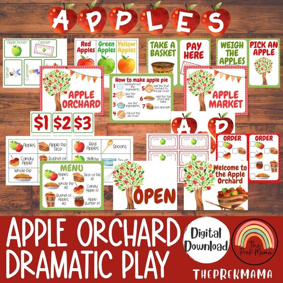Apple Orchard Dramatic Play Pretend Play Classroom Dramatic - Etsy