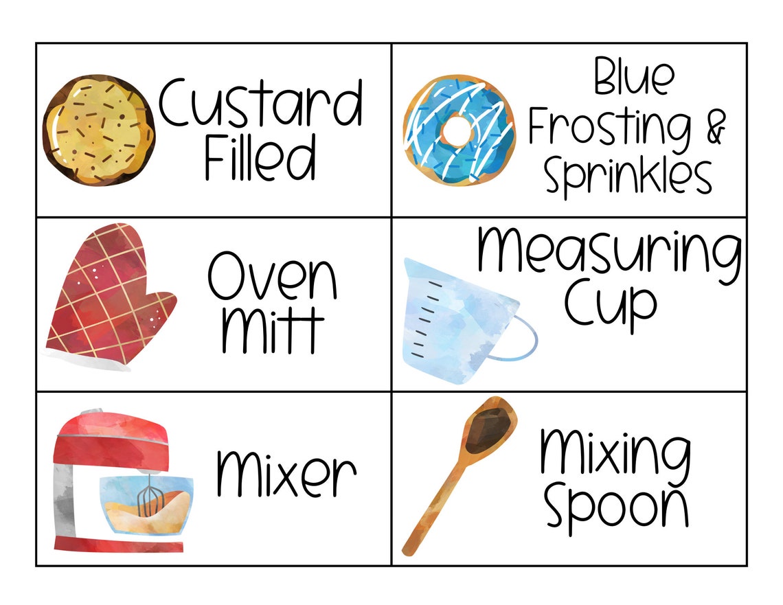 Donut Shop Dramatic Play Pretend Play Classroom Dramatic - Etsy