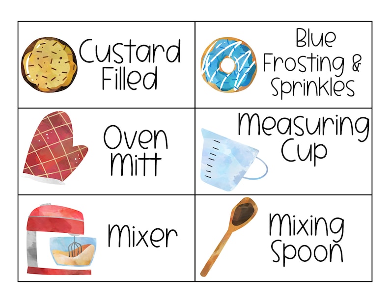 Donut Shop Dramatic Play Pretend Play Classroom Dramatic - Etsy