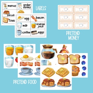 Breakfast Diner Dramatic Play, Pretend Play, Classroom Dramatic Play ...