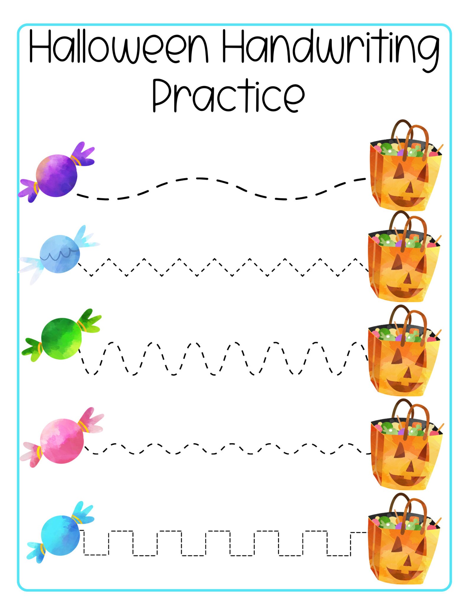 Halloween Preschool Packet Halloween Preschool Printable - Etsy