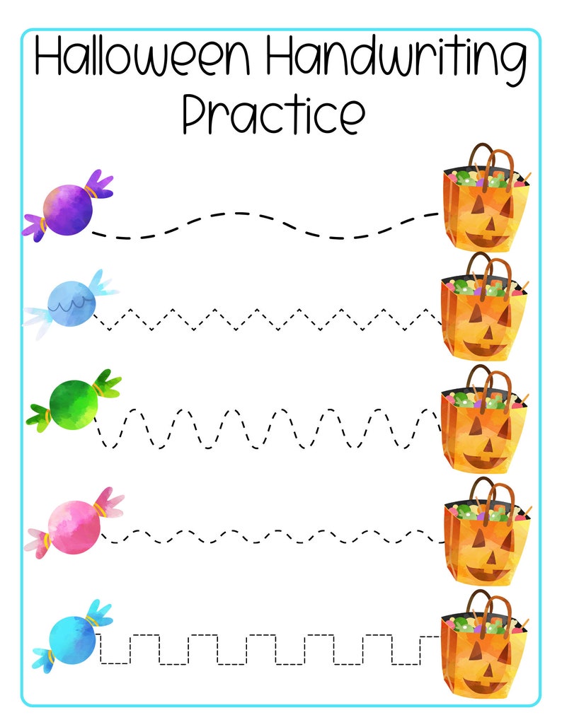 Halloween Preschool Packet, Halloween Preschool Printable, Homeschool ...