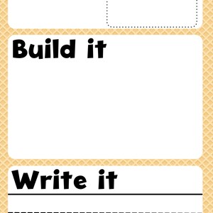 Ice Cream Sight Words, Preschool Worksheet, Preschool Printable ...