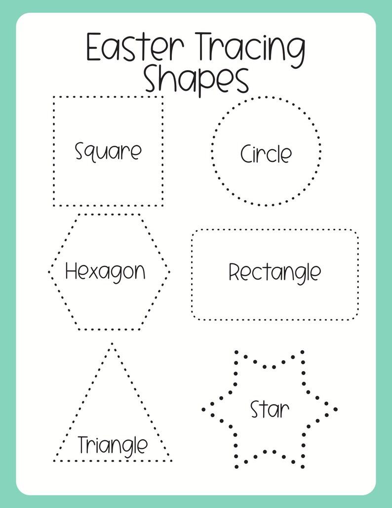 Easter Preschool Packet, Preschool Worksheets, Preschool Printable ...