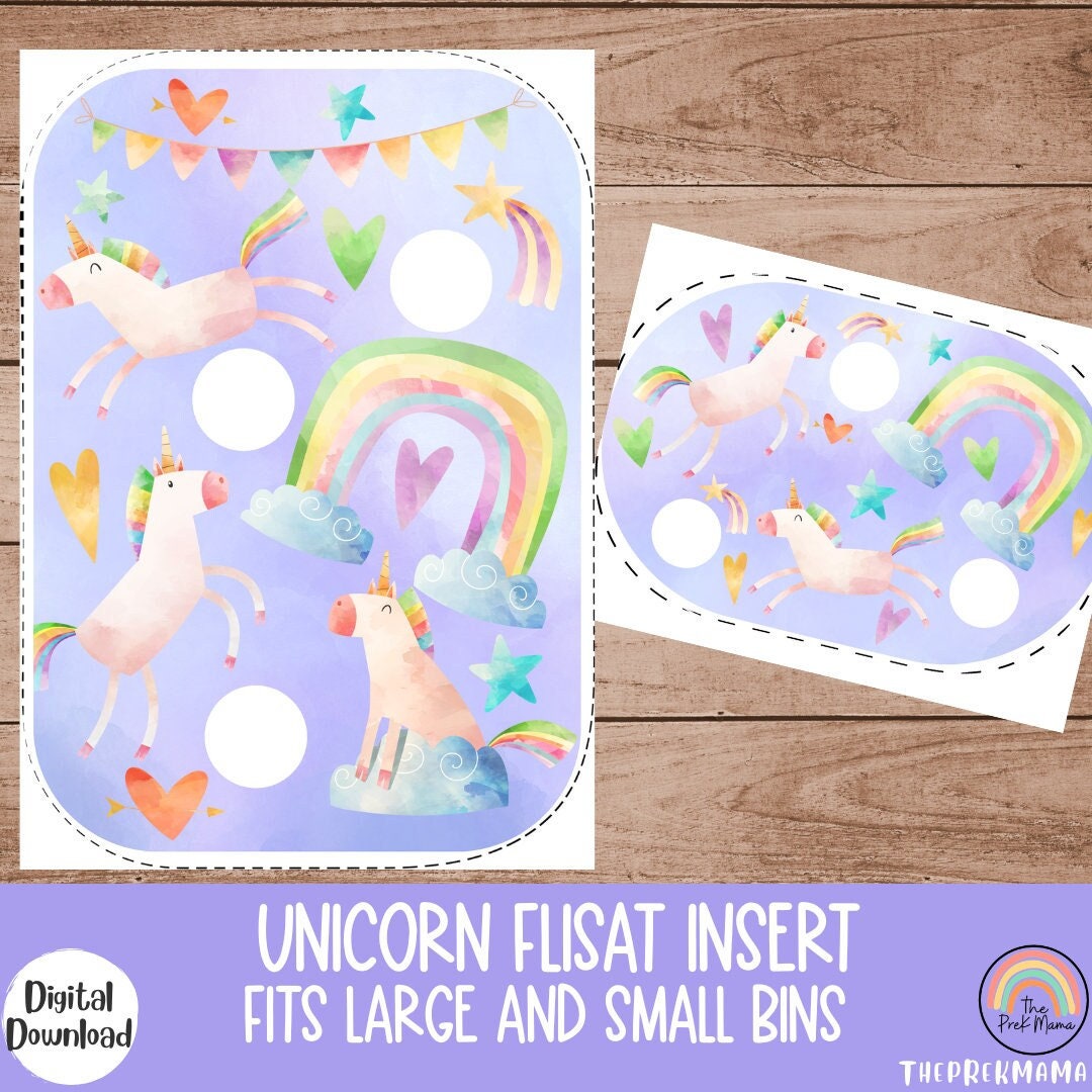 Unicorn Flisat Inserts, Flisat Table, Flisat Insert Printable, Flisat ...