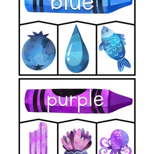 Color Puzzles Activity for Kids Preschool Worksheet - Etsy