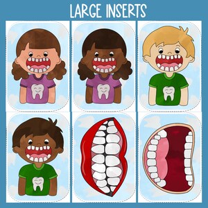 Brushing Teeth Flisat Inserts, Winter Flisat, Flisat Insert Printable ...