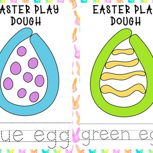 Easter Play Dough Activities, Easter Play Dough Mats, Easter Preschool ...