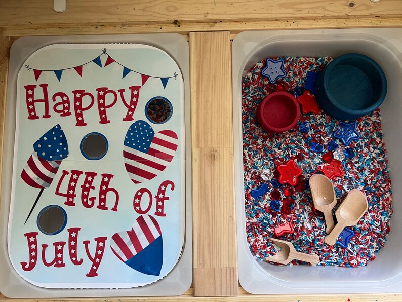 4th of July Flisat Inserts, July Flisat, Flisat Table, Flisat Insert ...
